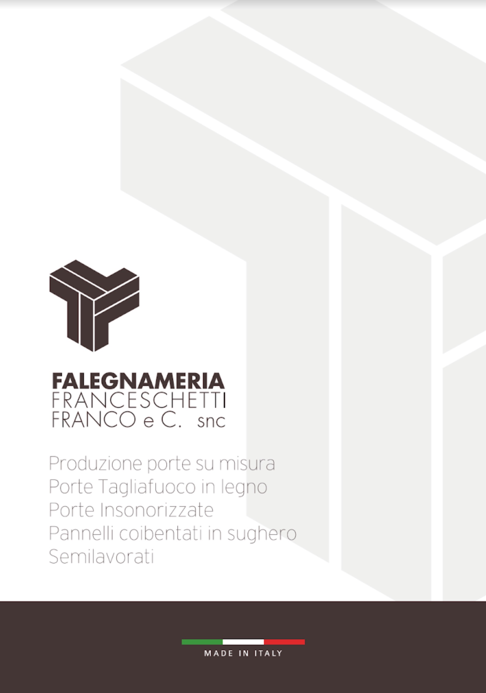 Catalogs - Falegnameria Franceschetti